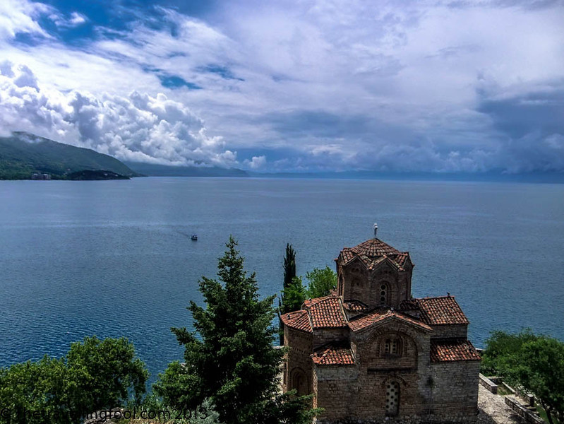 A view of Lake Ohrid